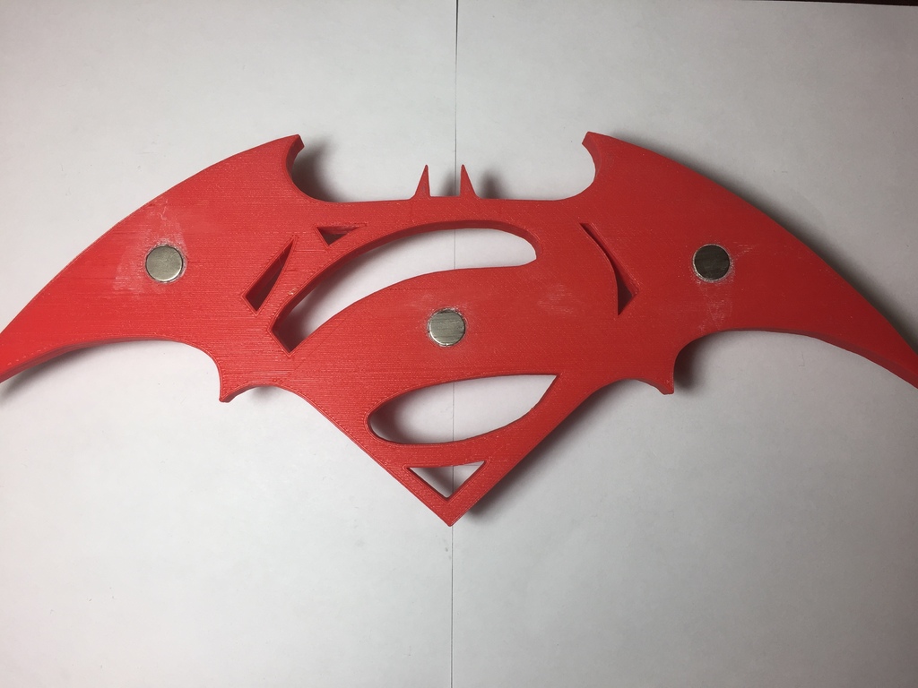 Batman Vs Superman Key Holder by TJT2007 | Download free STL model ...