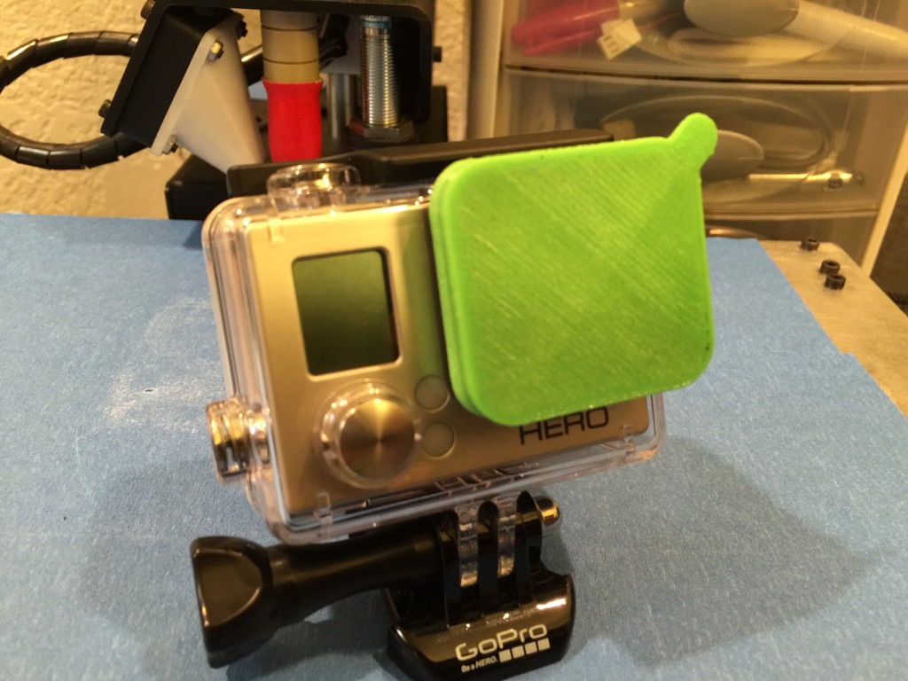 GoPro Hero 3 White Lens Cover by TJT2007 | Download free STL model ...