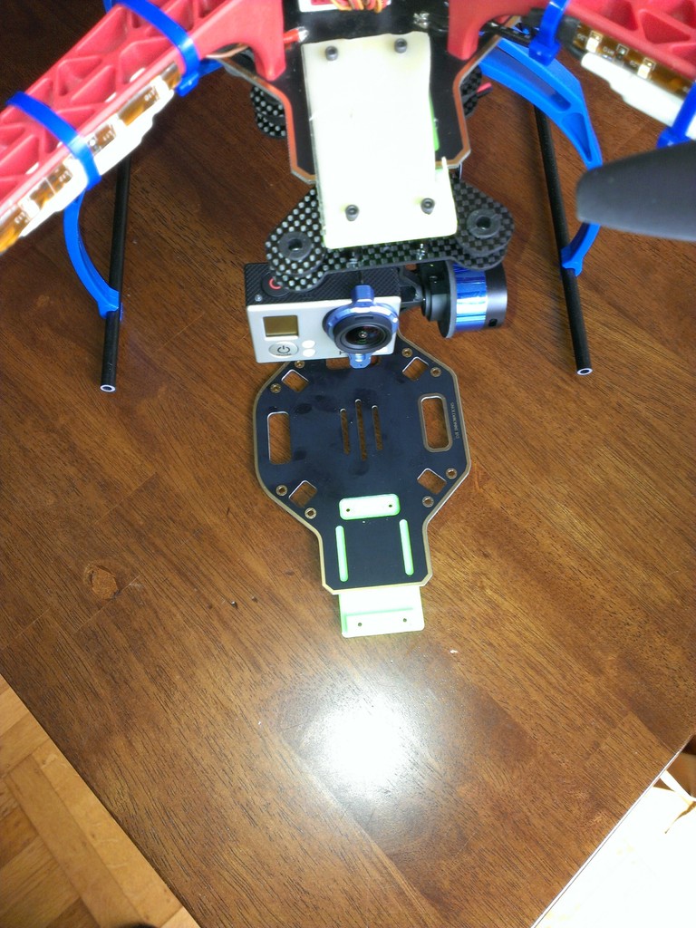 F450 Mount for Tarot RC GoPro Brushless Gimbal by ver2go | Download ...