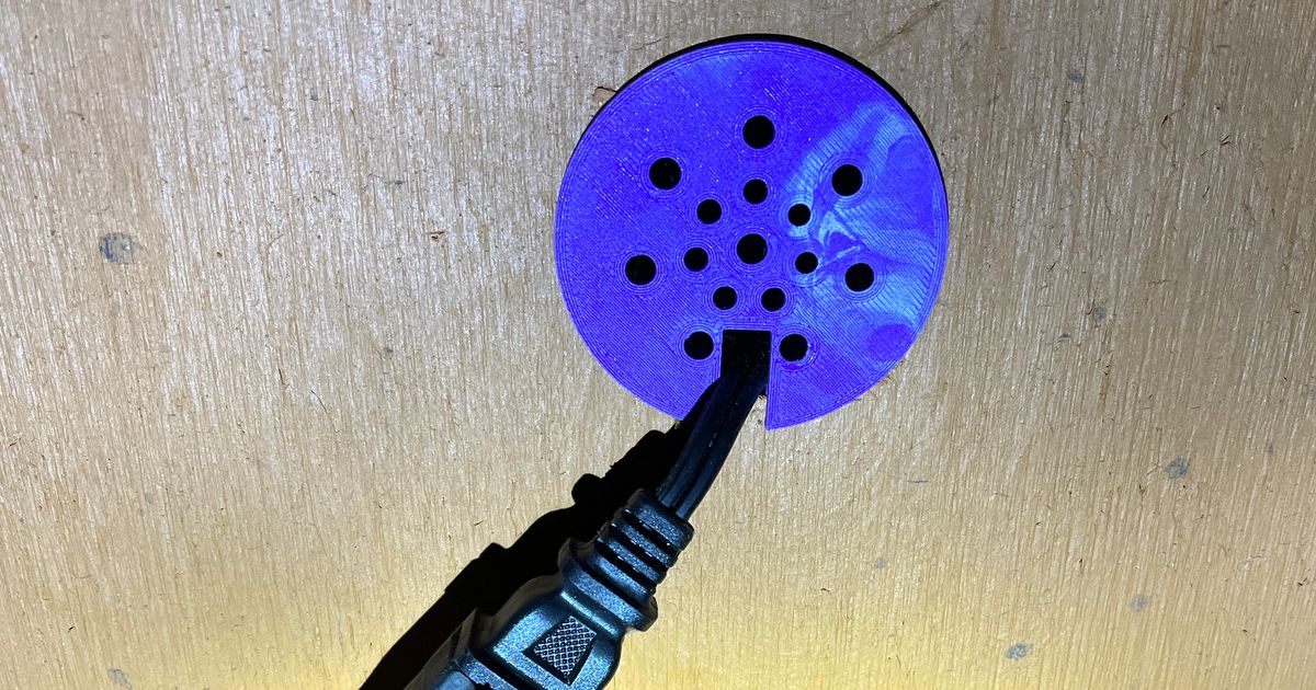 2 Inch vent with Cord pass Through by Garage Hobbyist | Download free ...