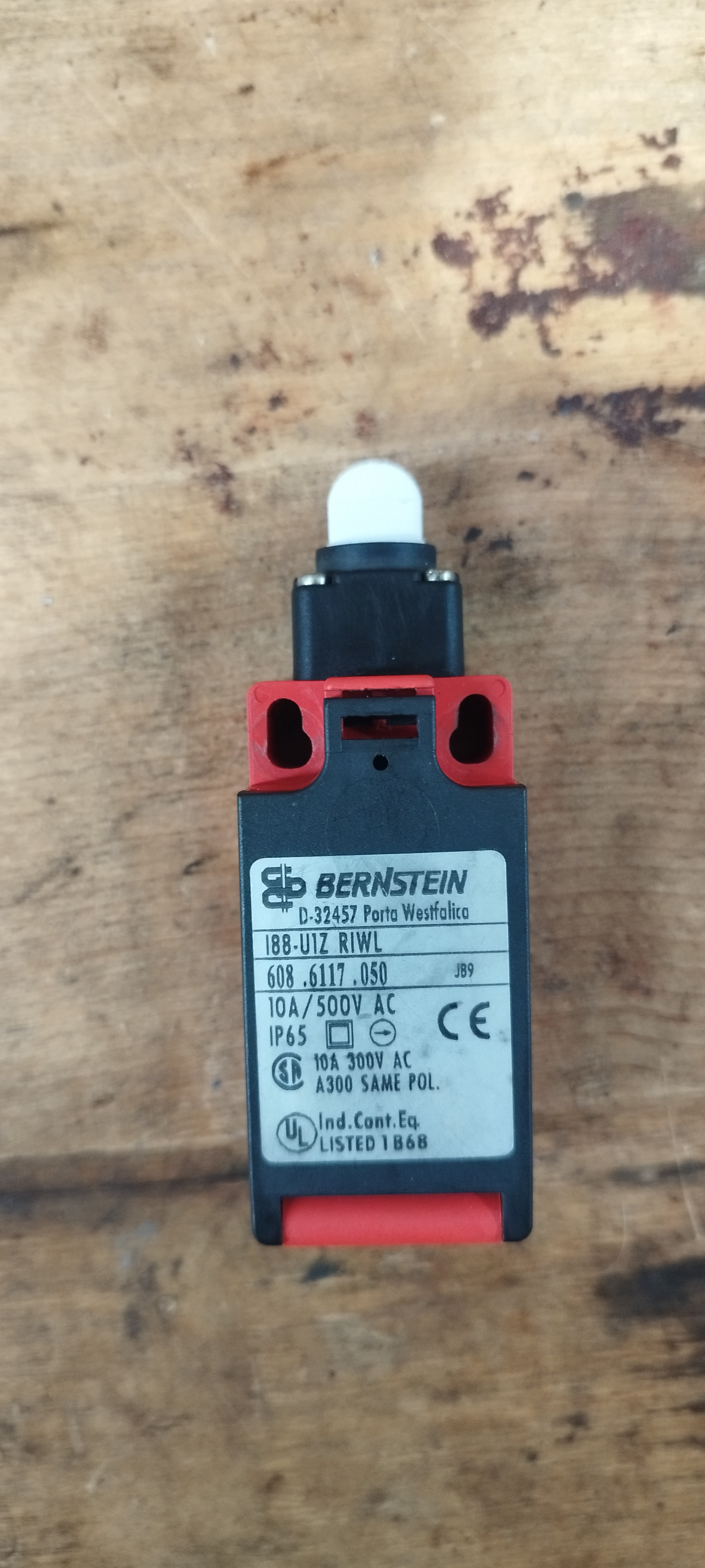 Bernstein 188-U1Z Riwl roller micro limit switch head by BelkinWA ...