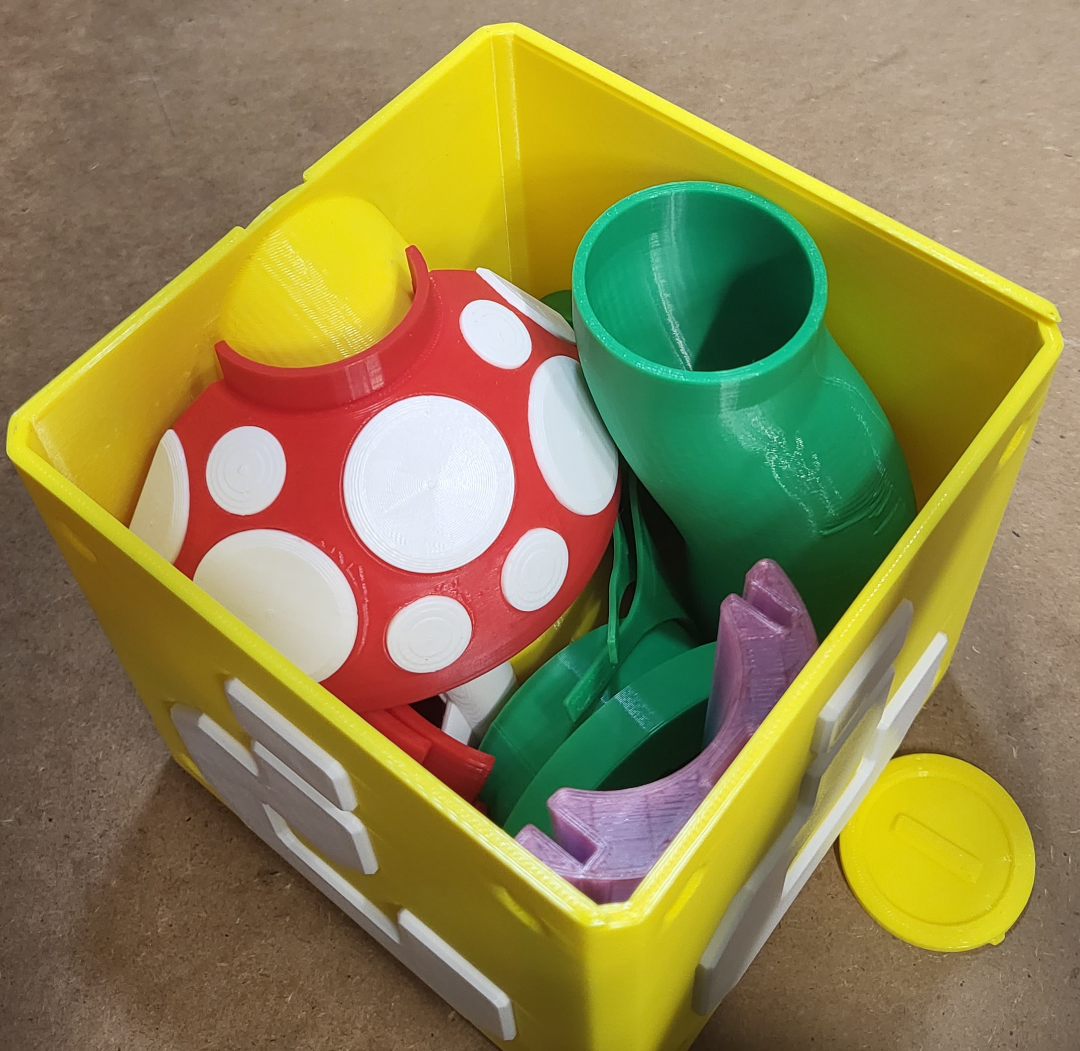 Mario dice tower by 3D Gene Designs | Download free STL model ...