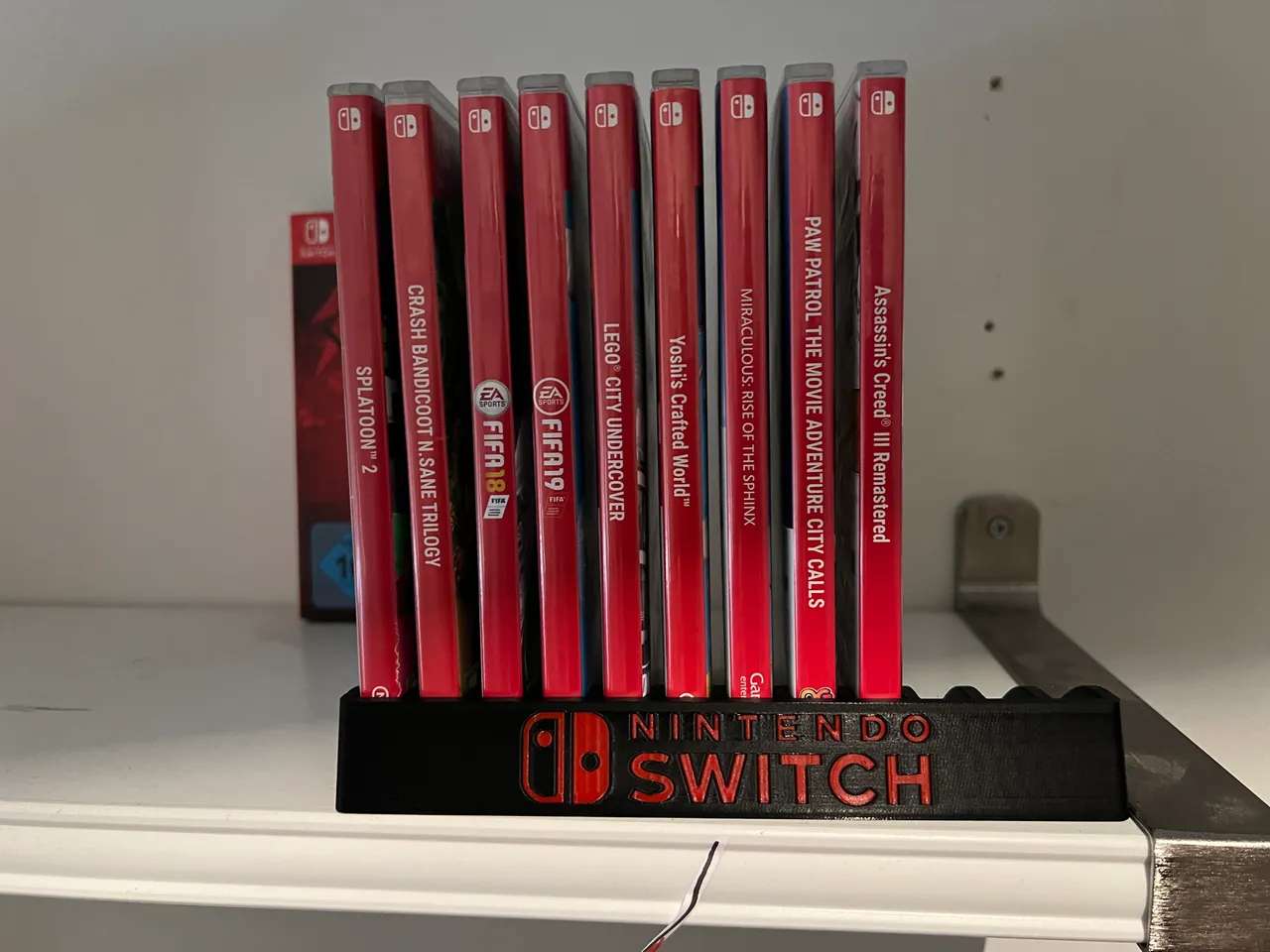 Nintendo Switch Game Stand 12 Slot by Tony H Download free STL model Printables
