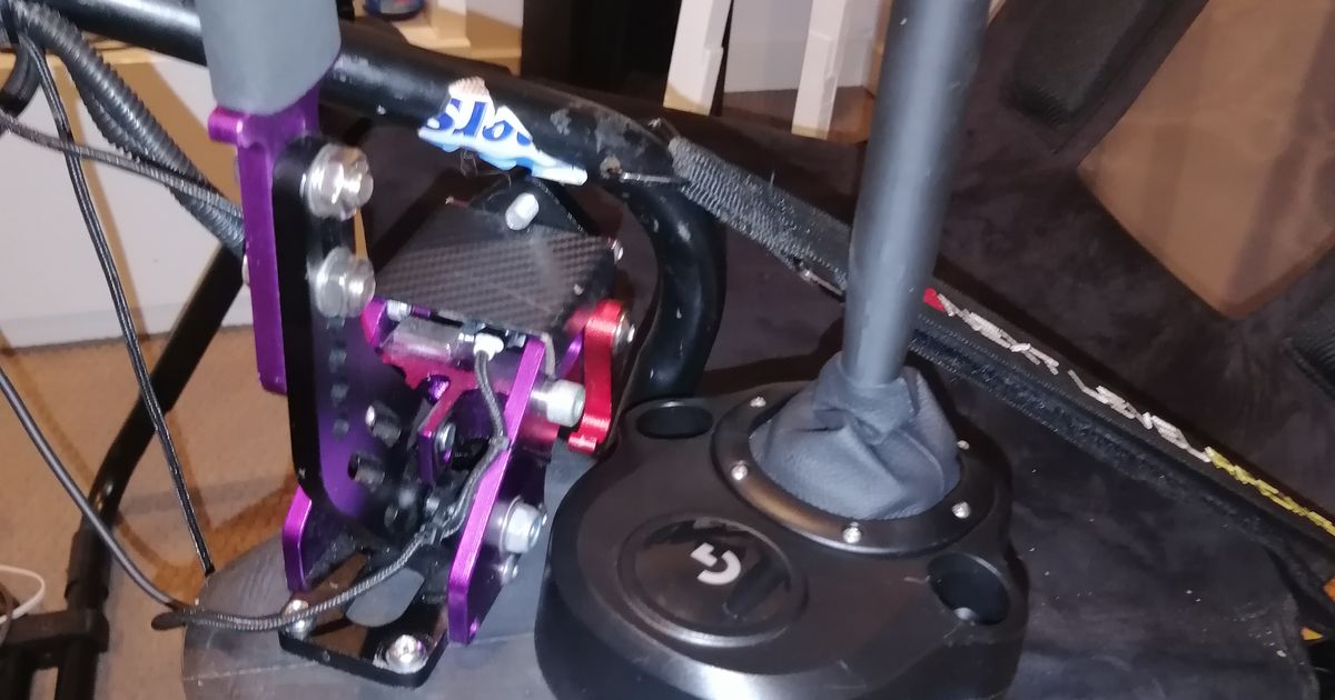 Next Level Ebrake Handbrake and logitech shifter mount by Matthew Walsh ...