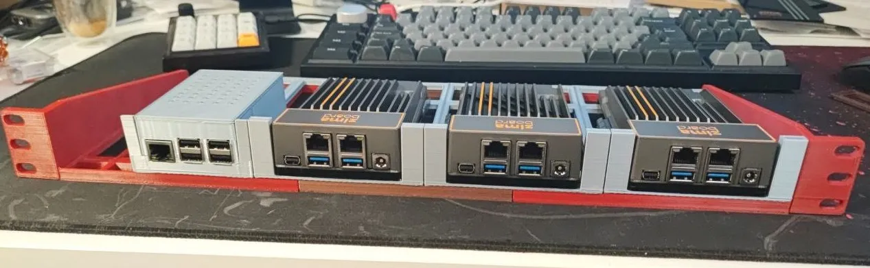 Modular 19" Rack Mount by Sam | Download free STL model | Printables.com