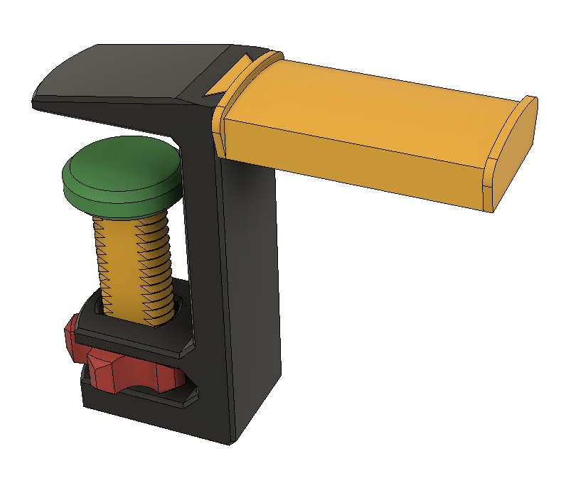 Modular Table Clamp System - F360 by ECF | Download free STL model ...