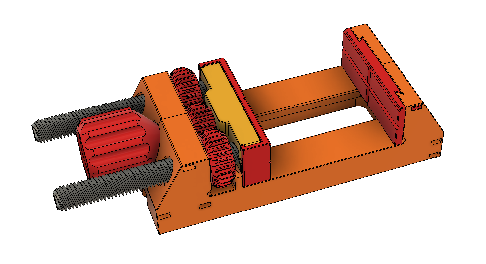 Modular Table Clamp System - F360 by ECF | Download free STL model ...