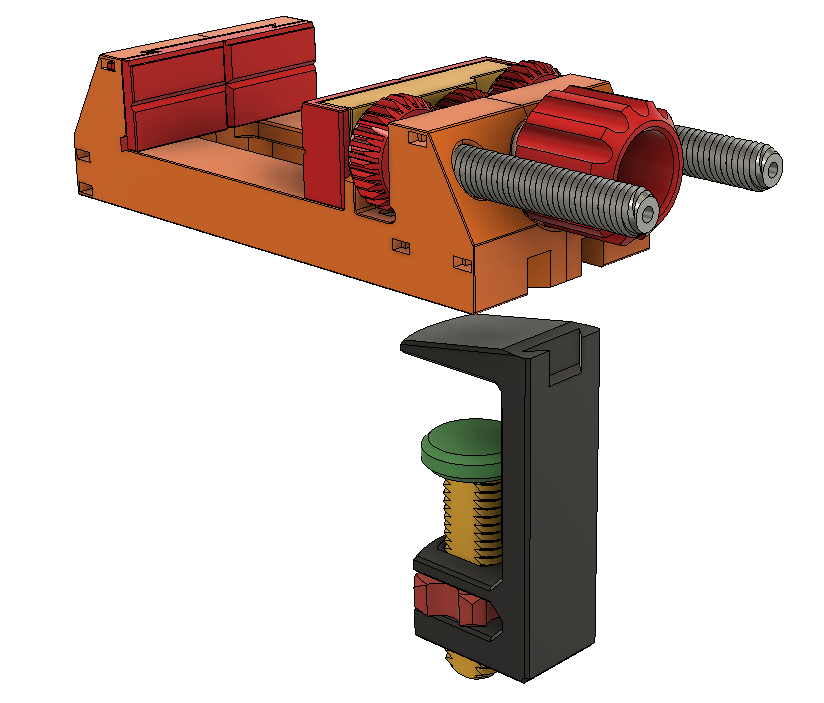 Modular Table Clamp System - F360 by ECF | Download free STL model ...