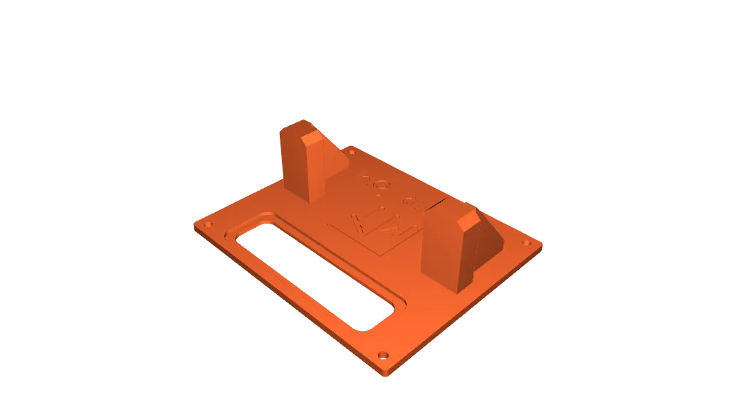 Servo Halterung 40mm (Calmato) by MakerTom | Download free STL model ...