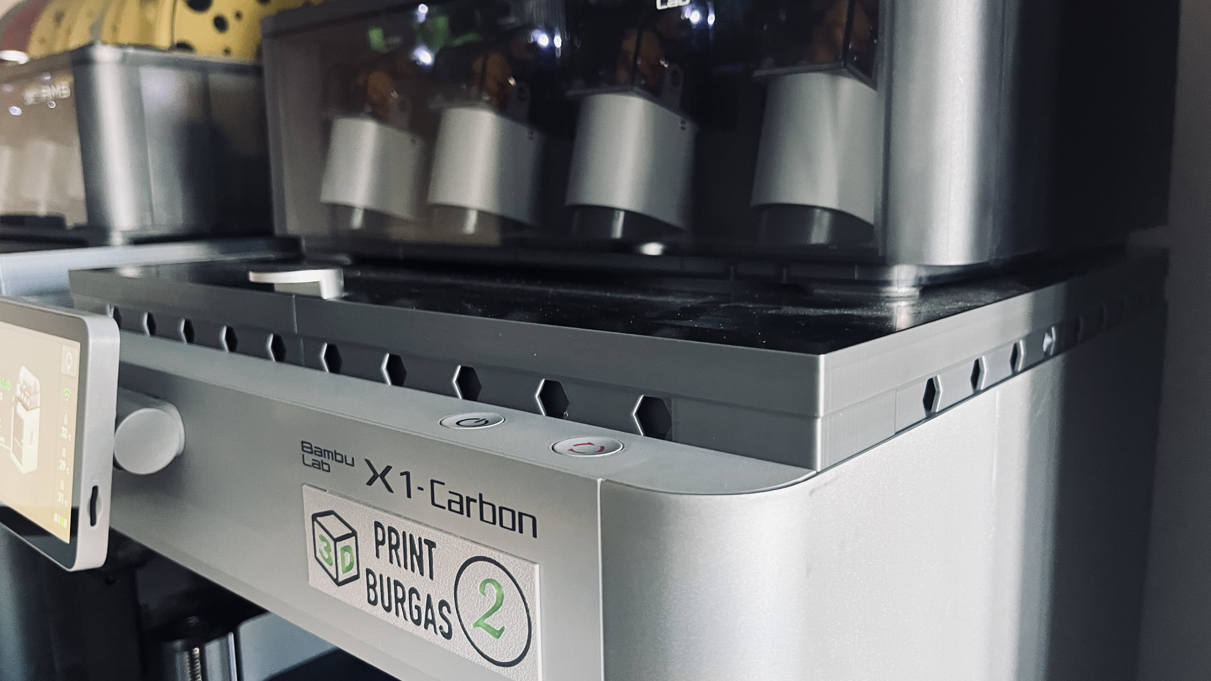 Bambu Lab X1, P1P, and P1S LED lighting with hidden Ventilation Top ...