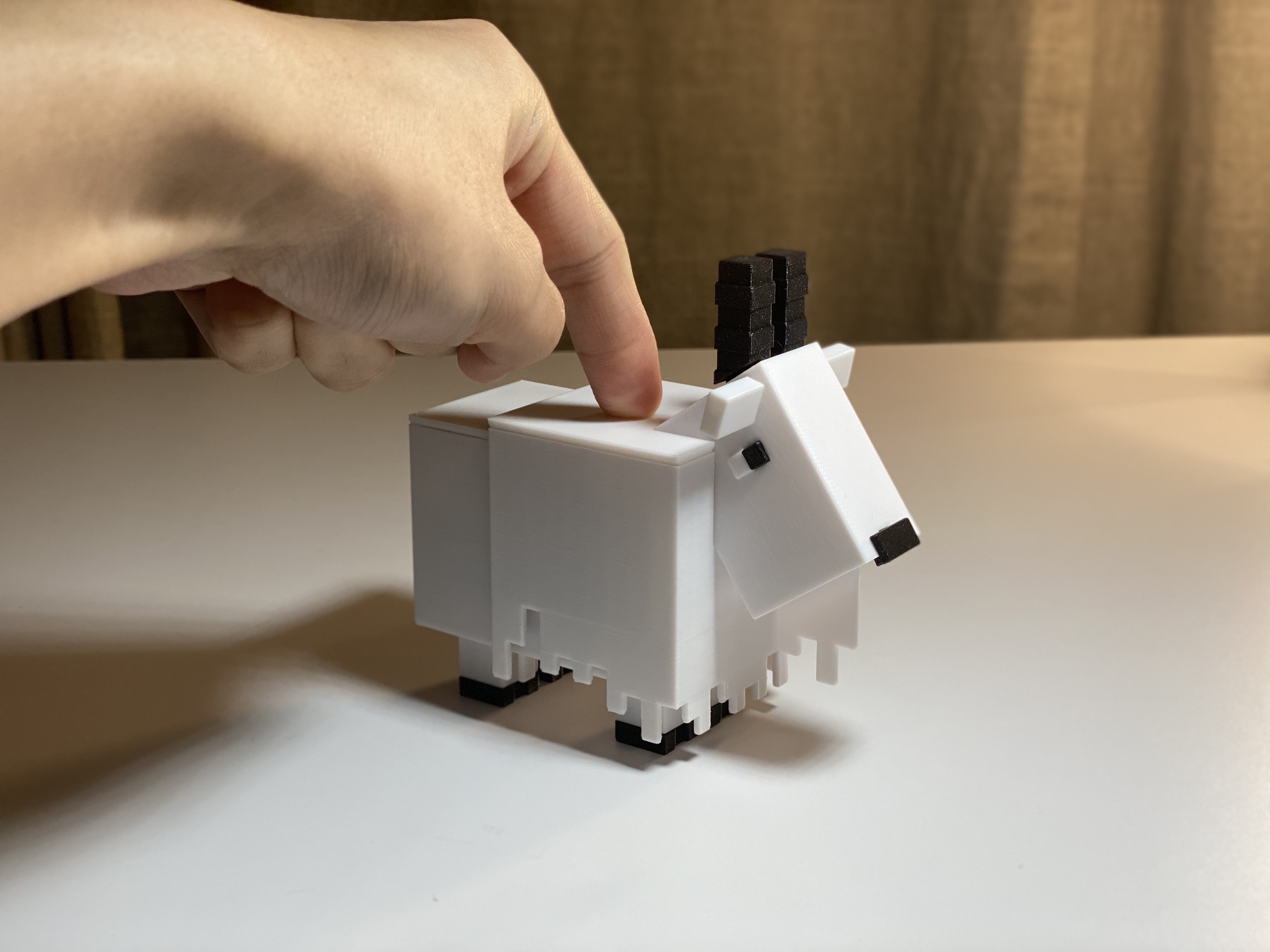 Goat (Minecraft) von Jakey | Kostenloses STL-Modell herunterladen ...