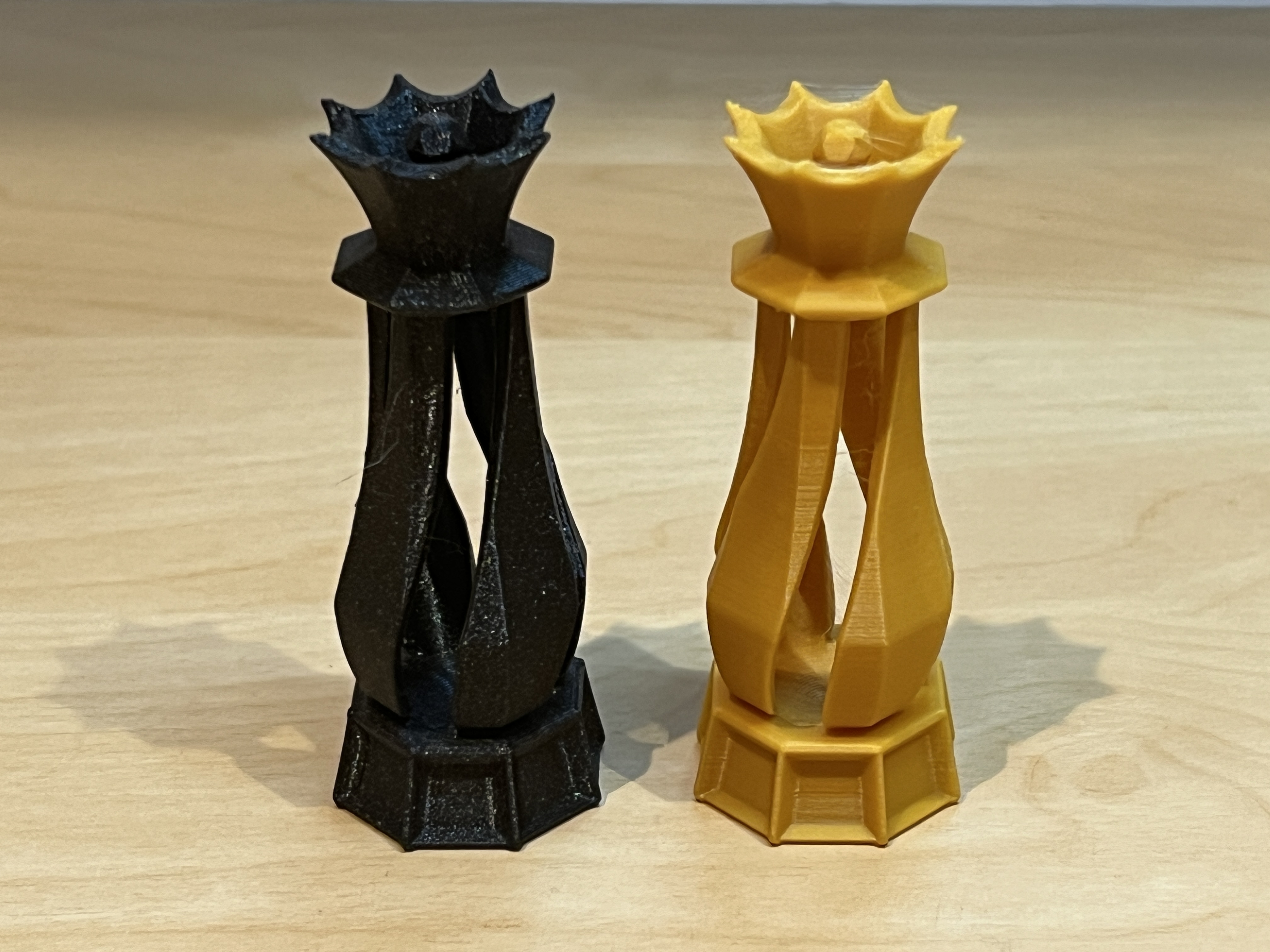 Spiral Themed Chess Set by TotallyNotANerd | Download free STL model ...