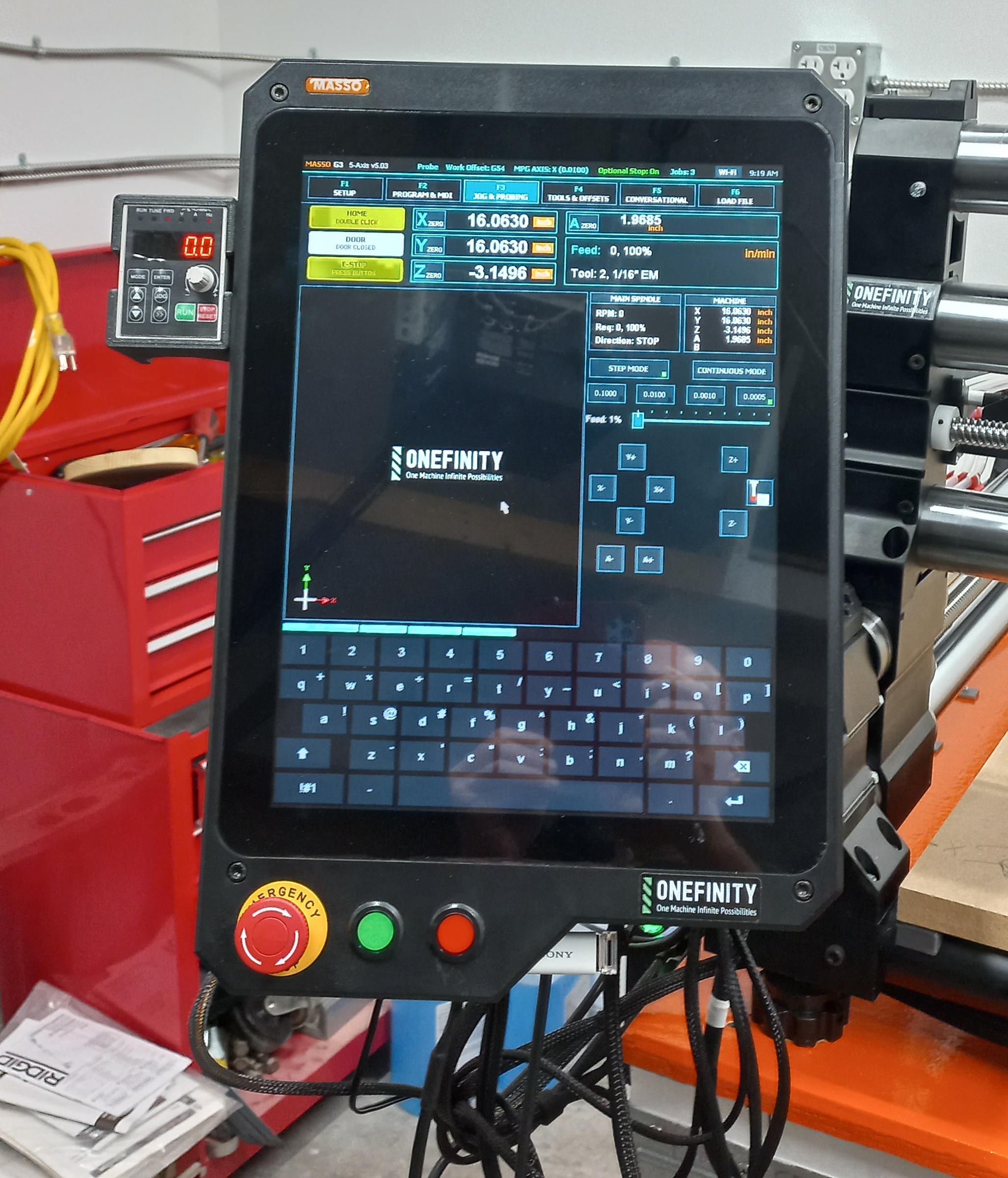 VFD Keypad Mount for Masso Controller by GizmoGorilla | Download free ...