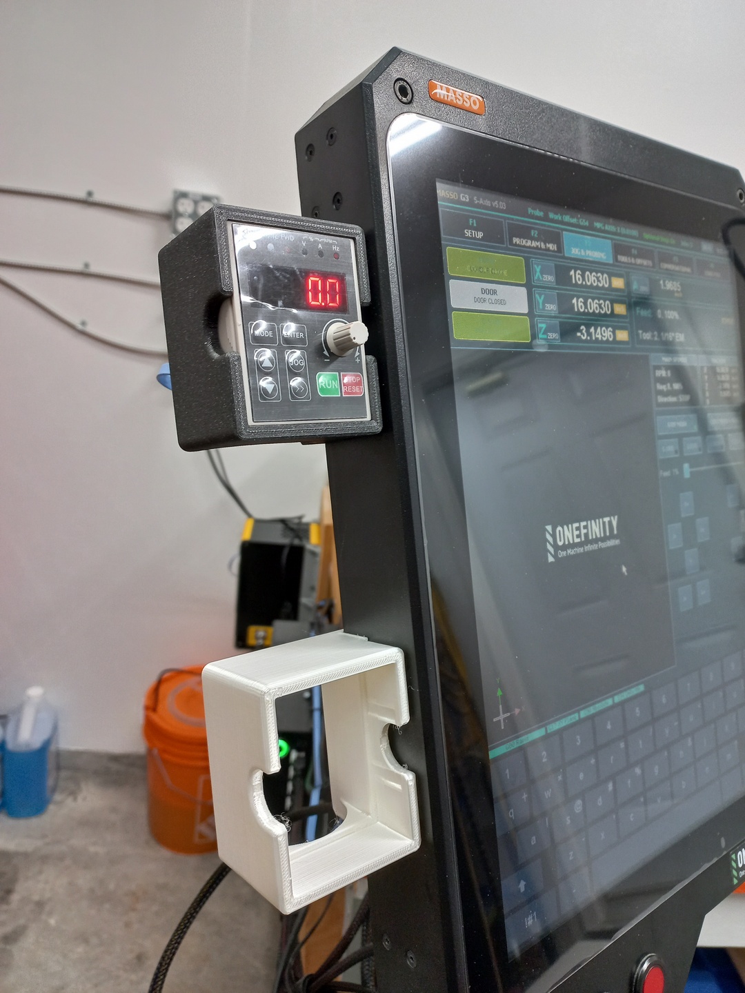 VFD Keypad Mount for Masso Controller by GizmoGorilla | Download free ...