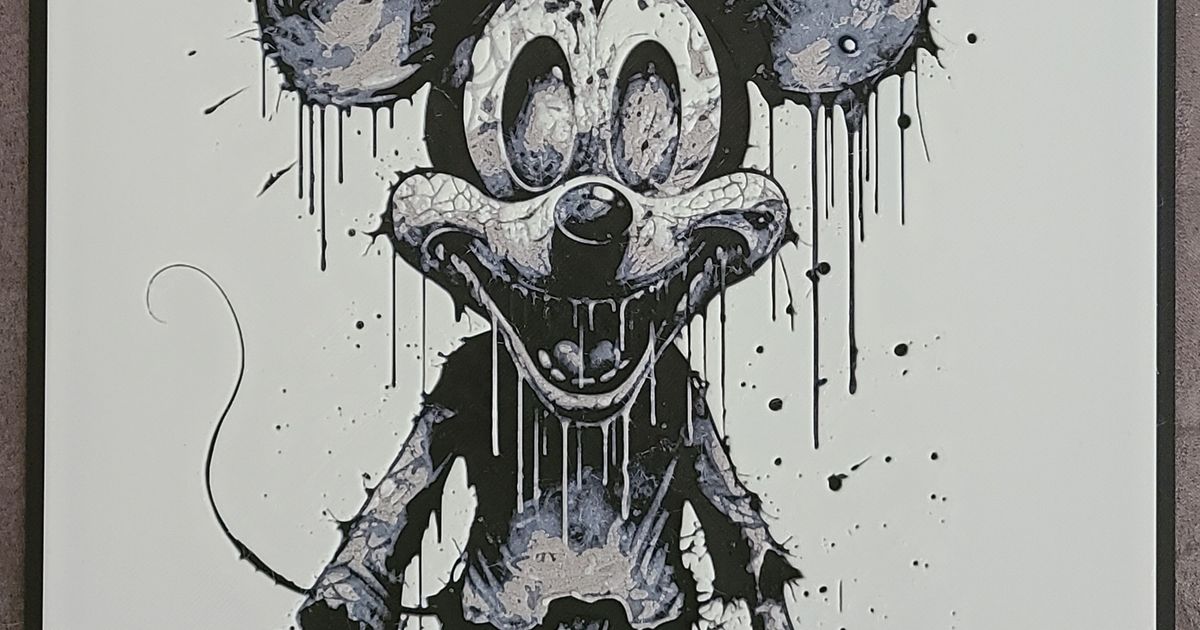 Undead Mouse - Filament Painting - 4 Colors by Bedlam Threadz ...