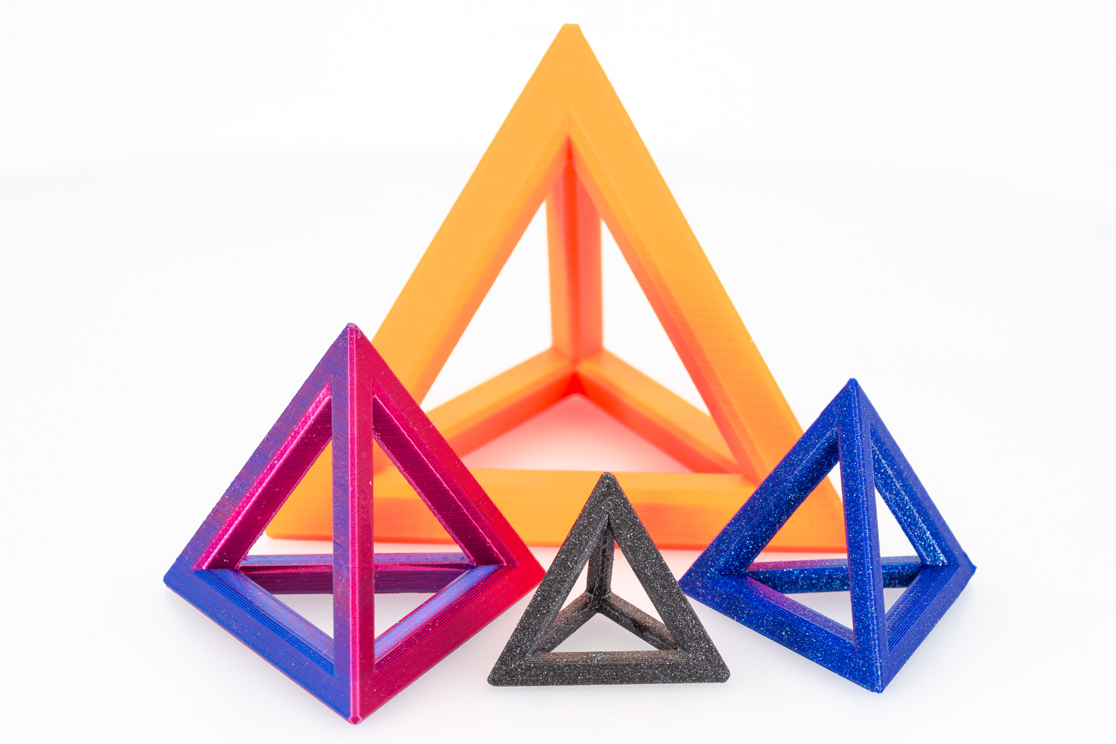 Painter's Tetrahedron: Multi-Size, Optimized Design with Fusion360 File ...