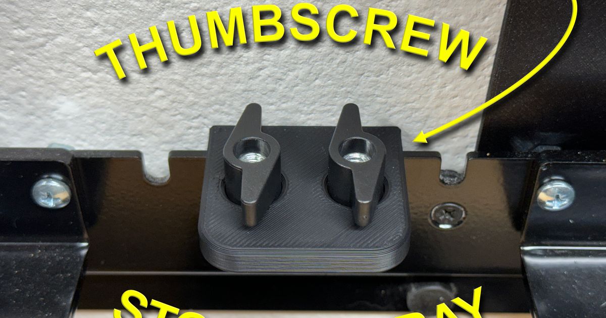 Inline Fabrication Rail-Mounted Quick Change Plate Thumb Screw Storage ...