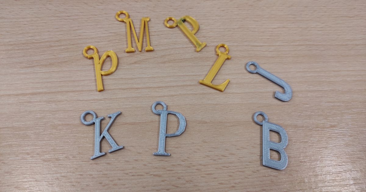 Monogram 3D personalizovaný tisk by DenisaH | Education | Printables.com
