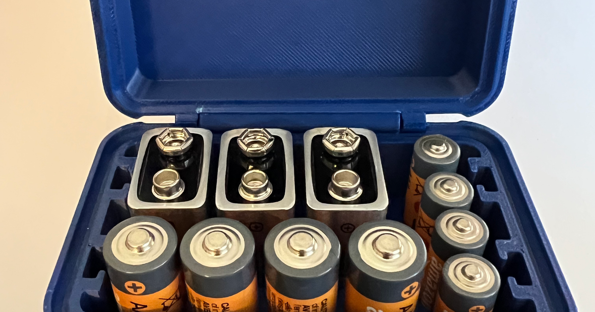 9V-AA-AAA Insert Remix for Battery Box by Accurate Medical Service Inc ...