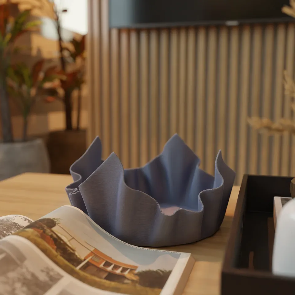 Bowl with interesting Cloth Style. Unique Centrepiece. by ...