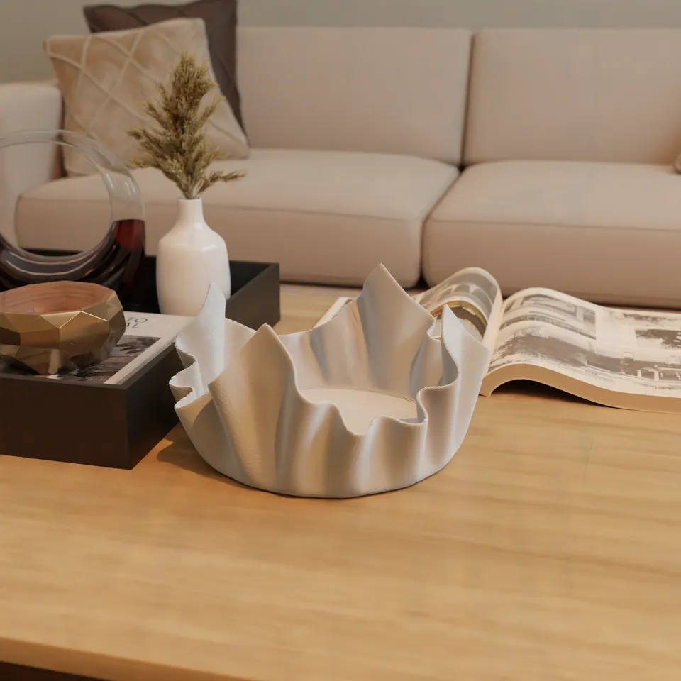 Bowl with interesting Cloth Style. Unique Centrepiece. by ...