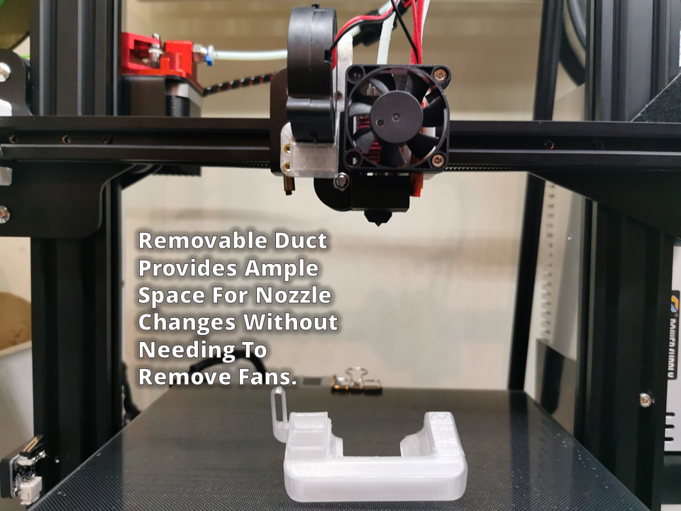 Ender 3 - Fan Duct Upgrade for 5015 Fan von Smelliot | Kostenloses STL ...