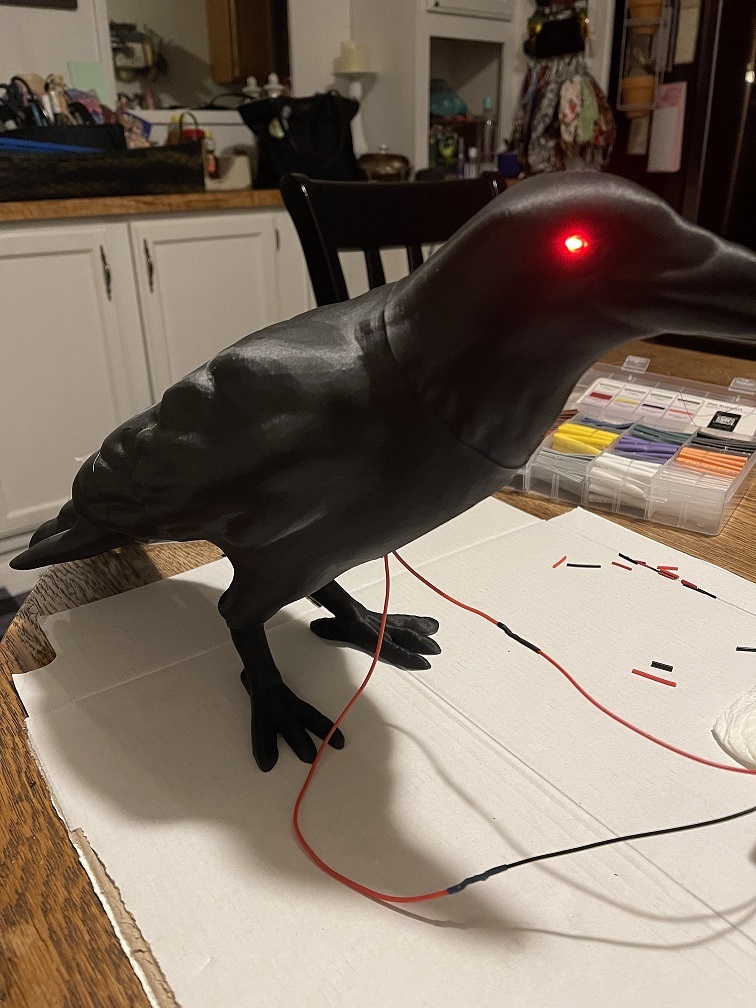 Halloween Crow With LED eyes by TMAX101 | Download free STL model ...