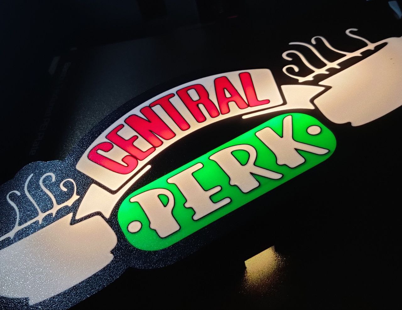 Central Perk Light Box Friends by julianfj | Download free STL model ...