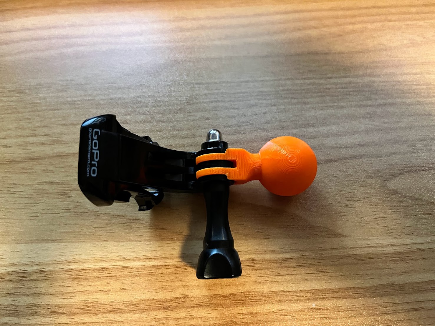 25mm RAM Ball to GoPro adapter (2 prong side) by ghmon | Download free ...