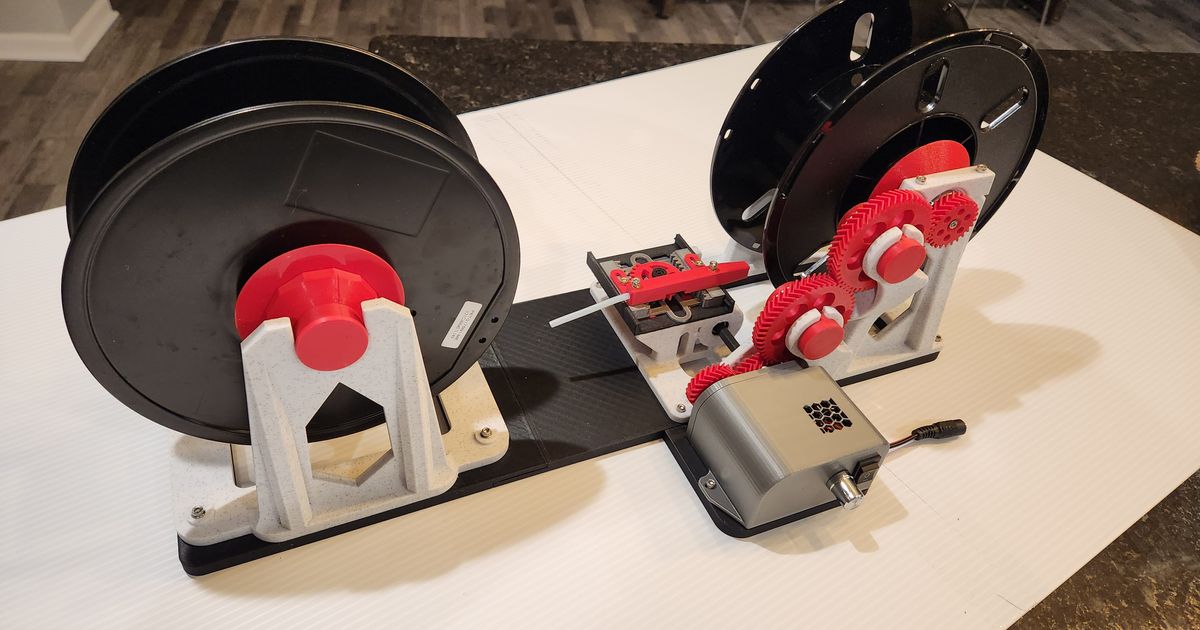 Awesome Filament Spool Rewinder Mount by sstevenson72 | Download free ...