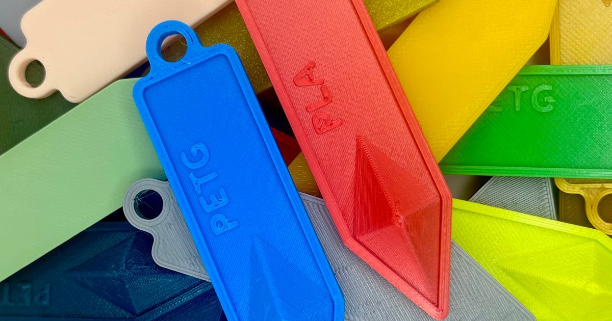 Filament Samples color Swatch by MrViddy | Download free STL model ...