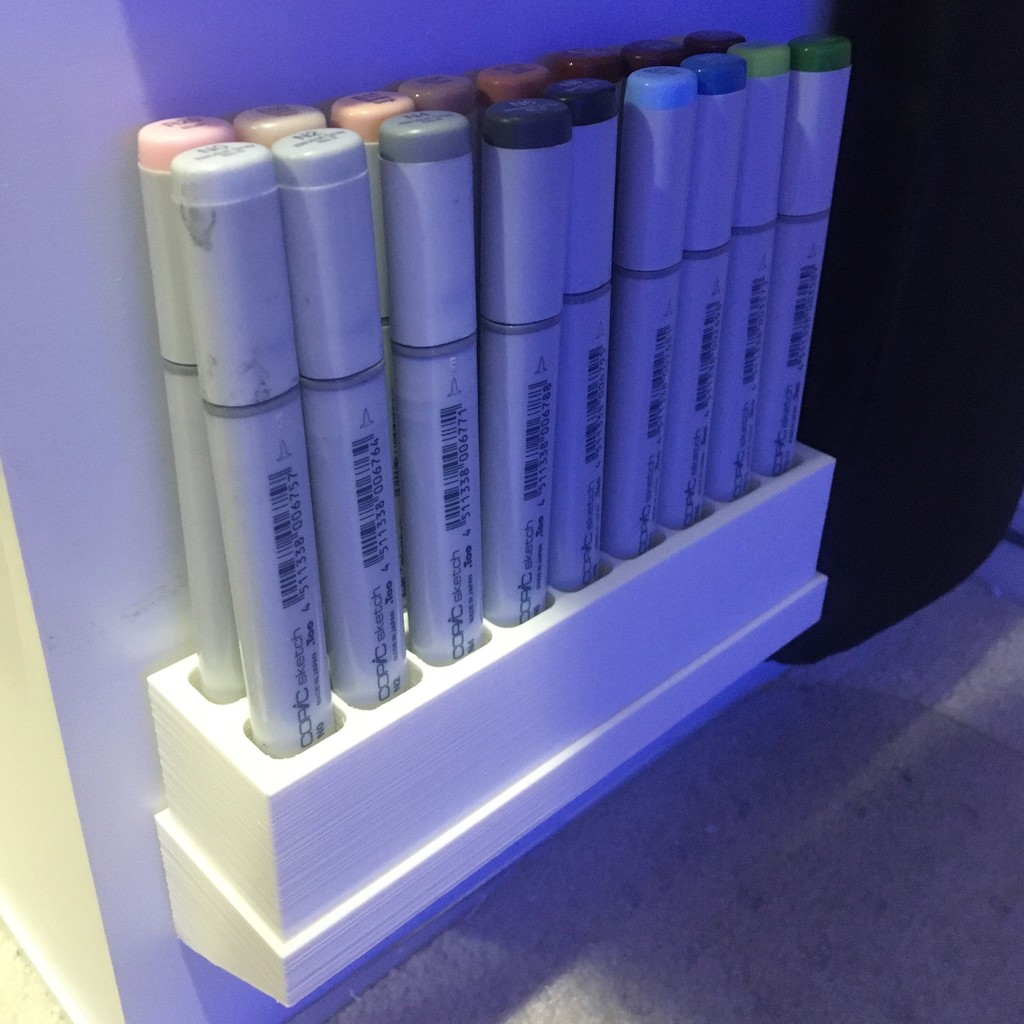18 Copic Marker Removable Tray and Shelf by Brandon Kleeman | Download ...