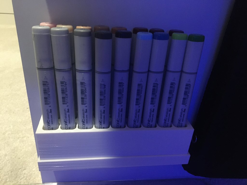 18 Copic Marker Removable Tray and Shelf by Brandon Kleeman | Download ...