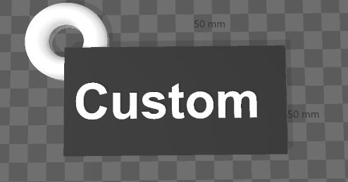 Custom Text Tag by ReadyShootAim | Download free STL model | Printables.com