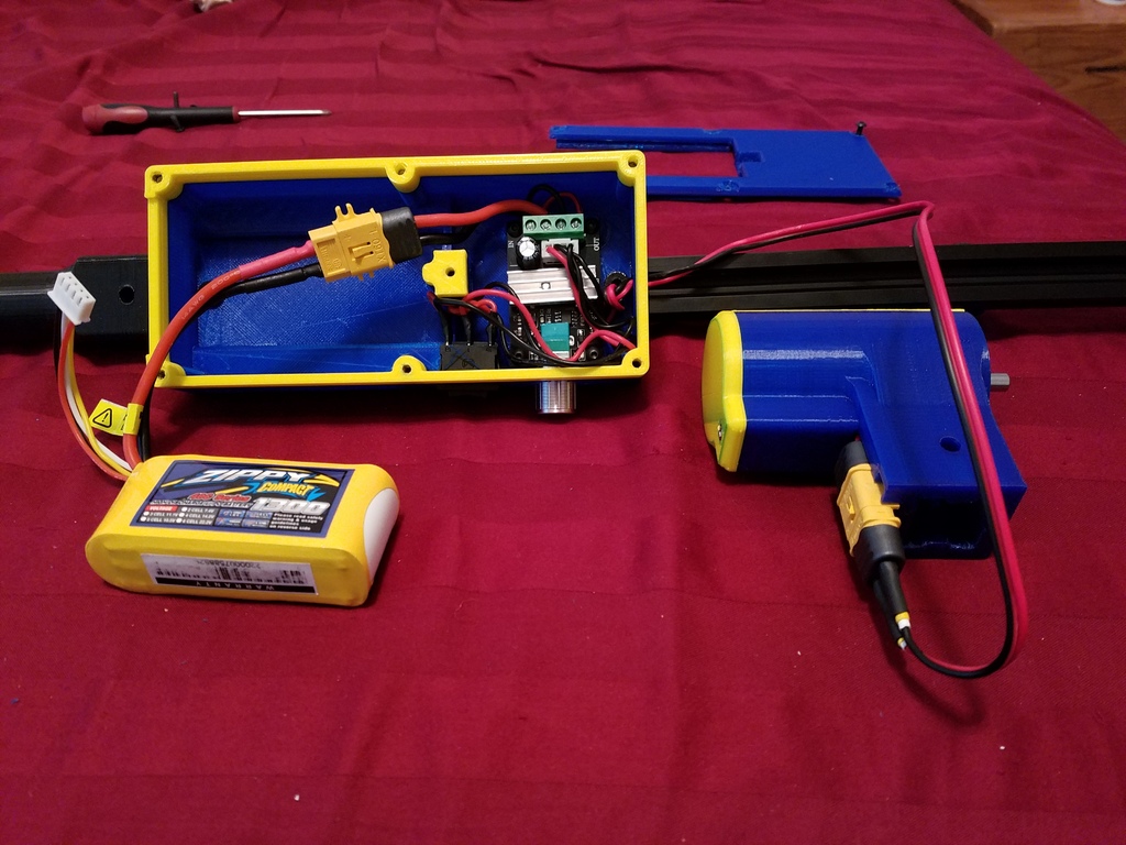 LED Spinning Sign by Daniel Frechette | Download free STL model ...