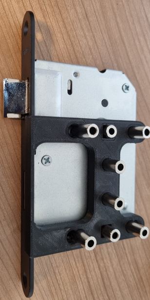 Doorhandle hole template by Mik | Download free STL model | Printables.com