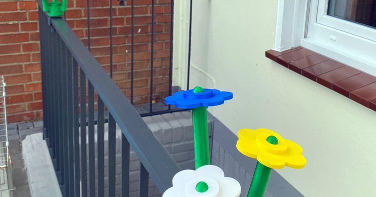 LEGO Flower Clamp Mount (Zwinge für Lego Blume) by MAKERTEAM ...