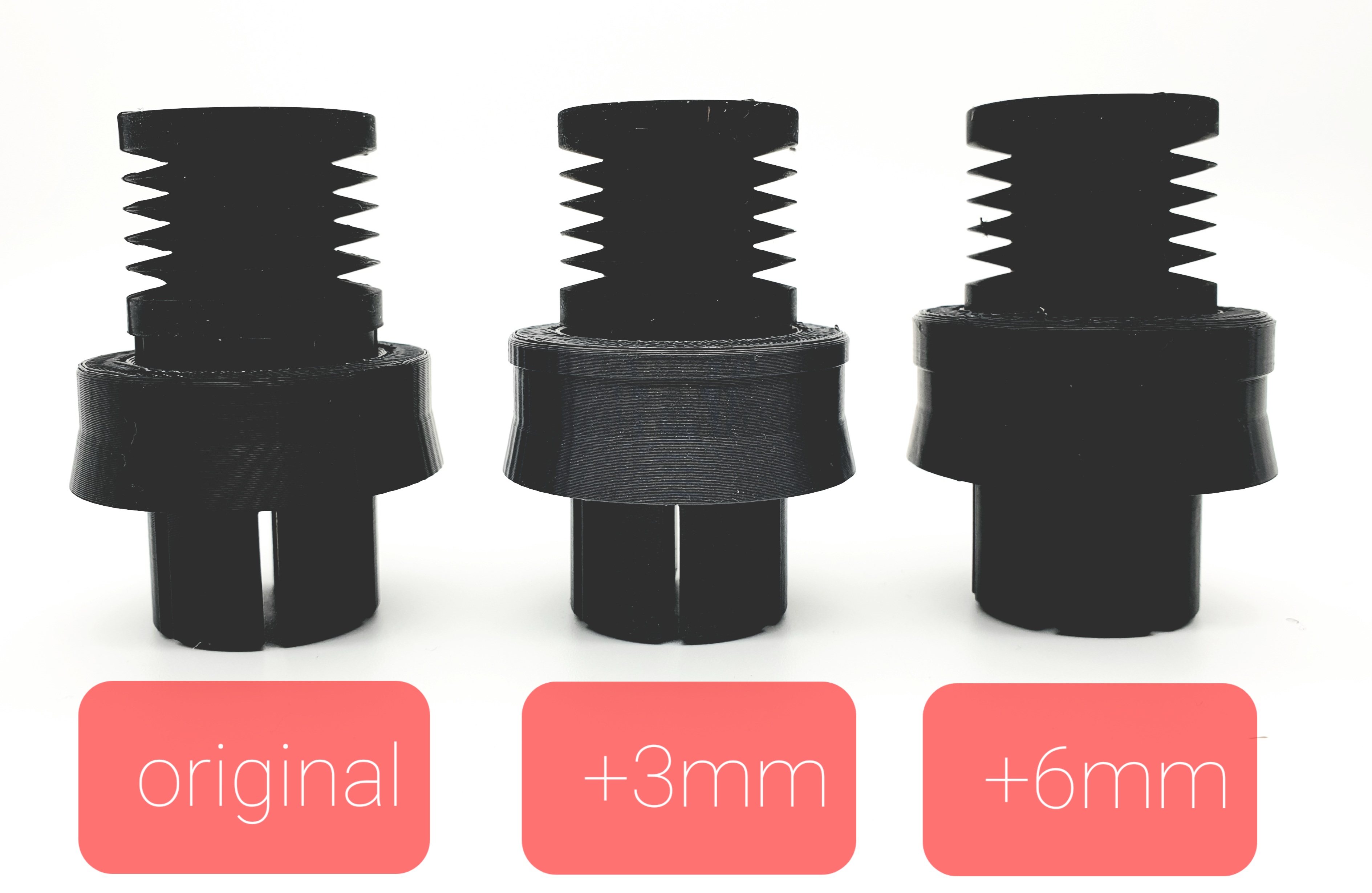 higher anti vibration feet adapter 3mm/6mm Remix by CeeBee | Download ...