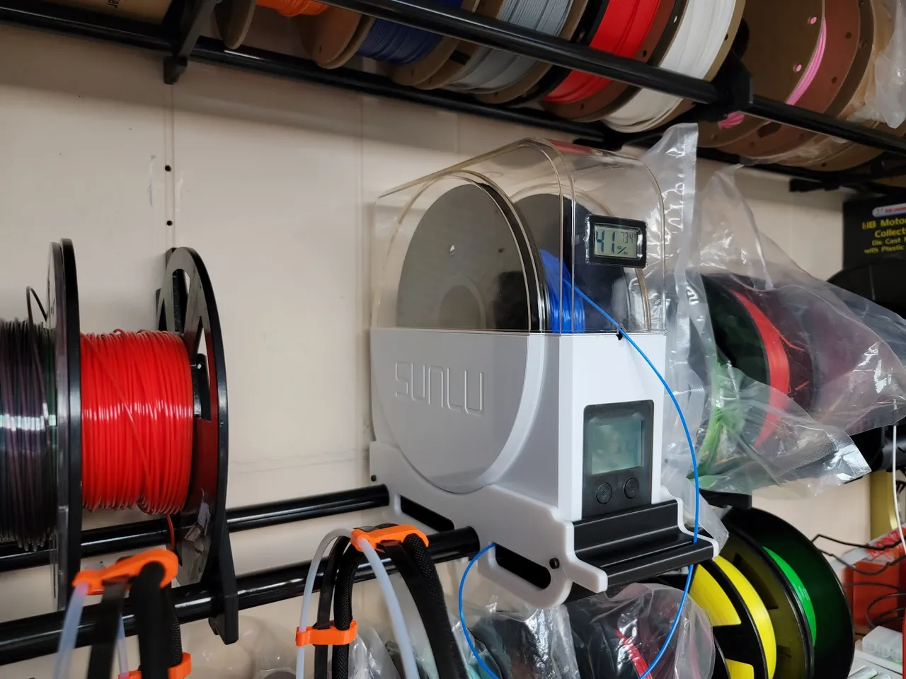 Sunlu S1 Filament dryer mount for RepRack by primalgeek | Download free ...