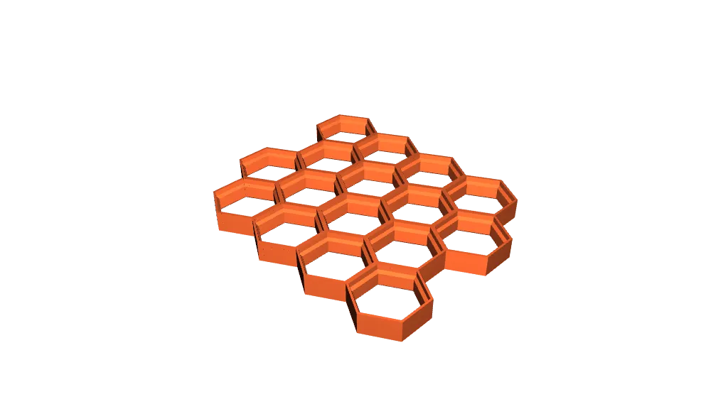 Honey comb wall by inithin | Download free STL model | Printables.com