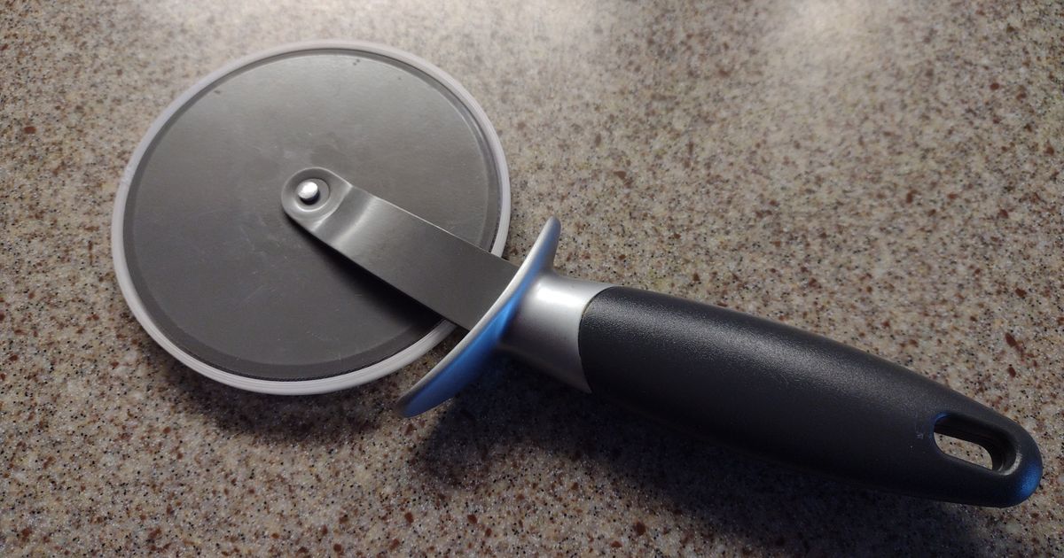 Pizza Cutter Cover 95mm by southbaygsr | Download free STL model ...