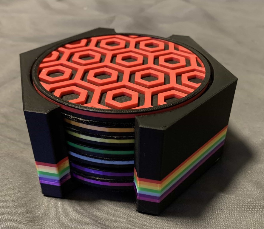 Hexagon Coaster Set por joey aronson | Descargar modelo STL gratuito ...