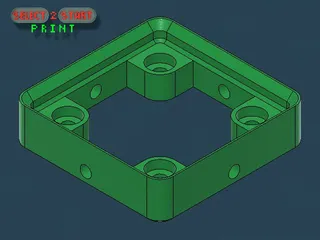 Gridfinity 1x1 Wall Mount Base by One_Mega_Ohm | Download free STL ...