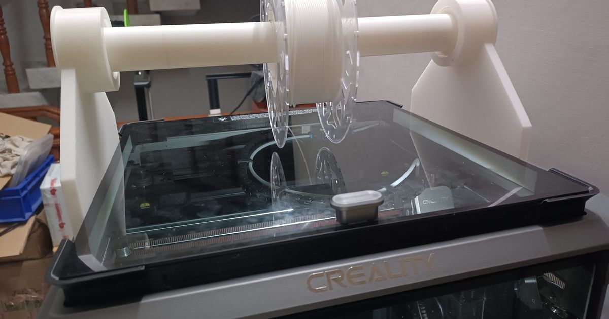 Creality K1 Max Riser Spoolholder combo by deadsix | Download free STL ...