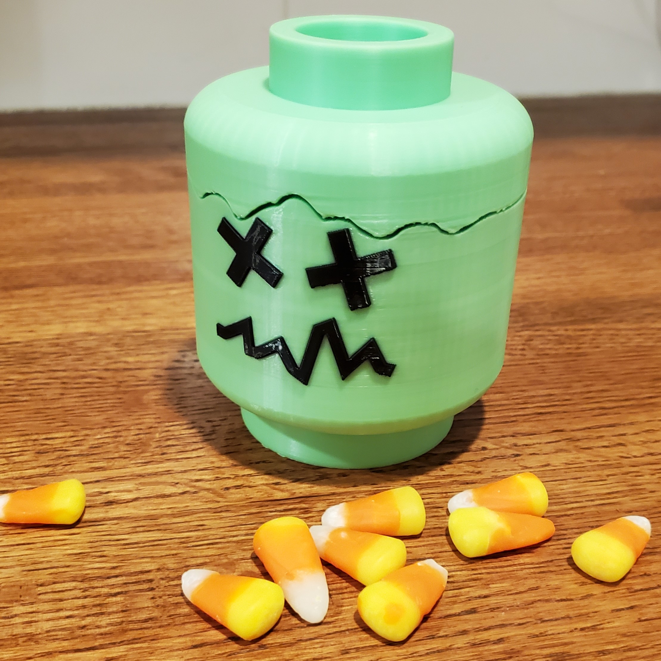 SPOOKY!!! Candy Head Jar!! by MyDeSoto | Download free STL model ...