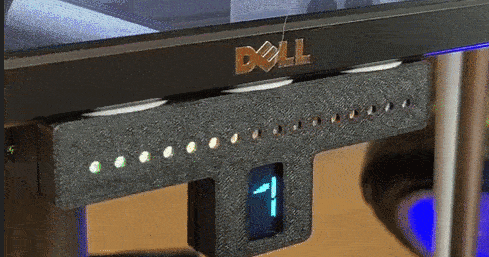 Simple Sim Racing Arduino tachometer + gear indicator Simhub by Richard ...