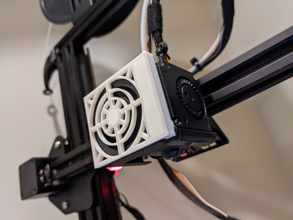 Creality Ender 3 Pro stock extruder fan guard by Richard Franks ...