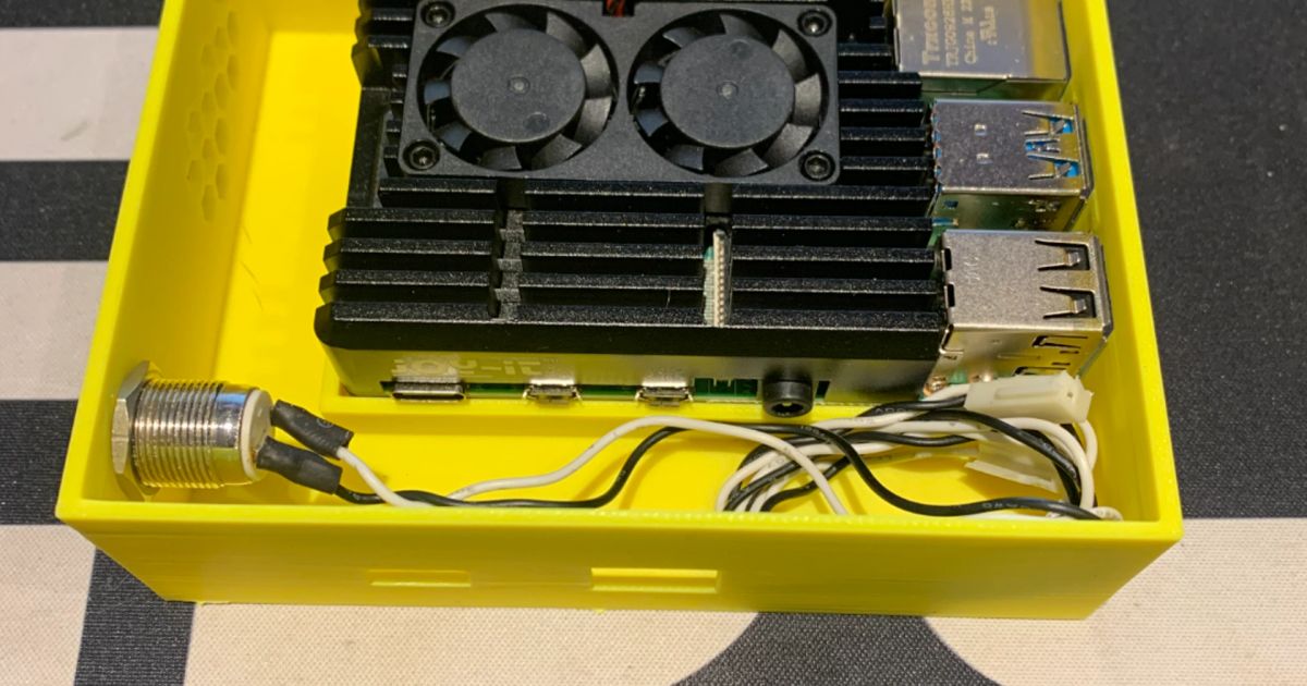 Raspberry PI 4B Enclosure by BCL | Download free STL model | Printables.com