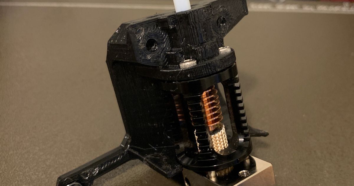 Trianglelab Dragon Hotend v2.0 Bear MK3S Extruder Cover Rigid Mount by ...