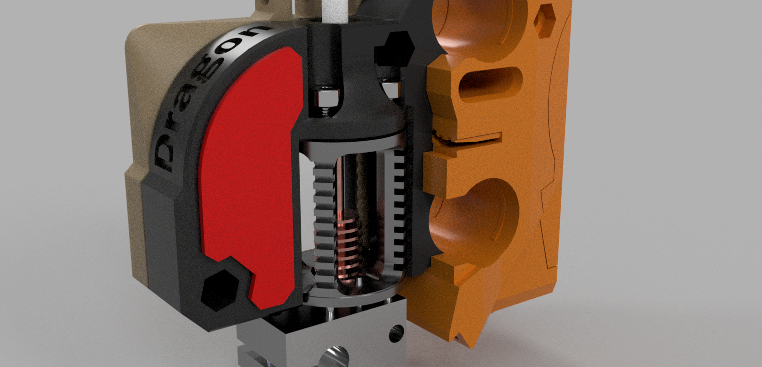 Prusa Mini / Mini+ Dragon Hotend Mount by Sebastian | Download free STL ...